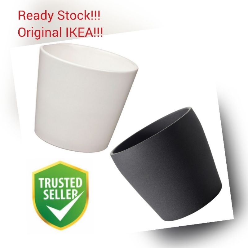 🔥Hot item🔥 MUSKOT / SOJABONA / PERSILLADE Plant Pot White / Pasu Bunga ...