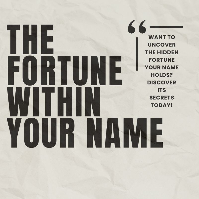 𝗥𝗲𝘃𝗲𝗮𝗹 𝗬𝗼𝘂𝗿 𝗡𝗮𝗺𝗲 𝗙𝗼𝗿𝘁𝘂𝗻𝗲 -𝗱𝗲𝗽𝘁𝗵 𝗿𝗲𝘀𝗲𝗮𝗿𝗰𝗵 𝗶𝗻 𝘀𝗶𝗺𝗽𝗹𝗲 𝘄𝗼𝗿𝗱 (𝗽𝗱𝗳 ...