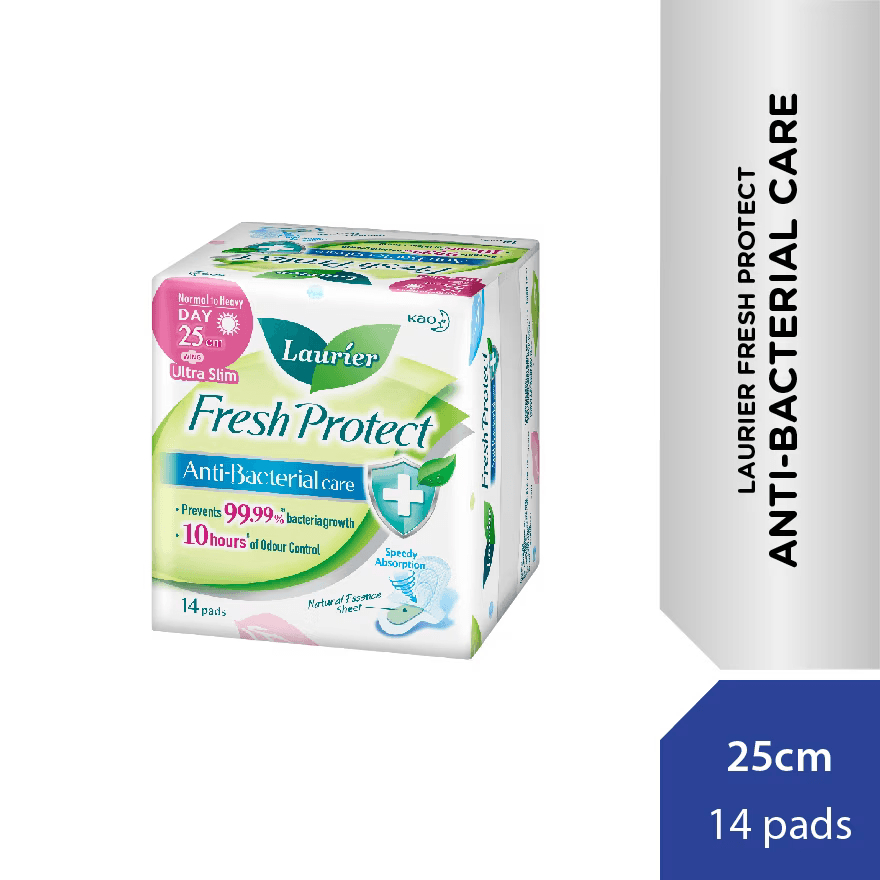LAURIER Fresh Protect Ultra Slim 25cm 14s | Shopee Malaysia