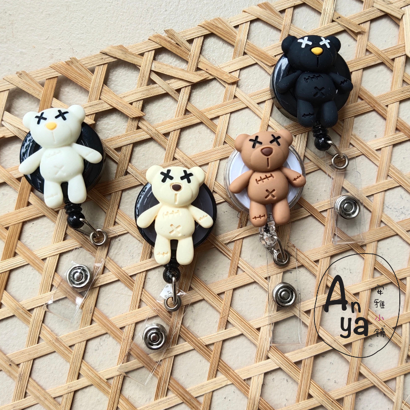 [ANYA] YoYo Tag Retractable student badge listing back clip buckle ...