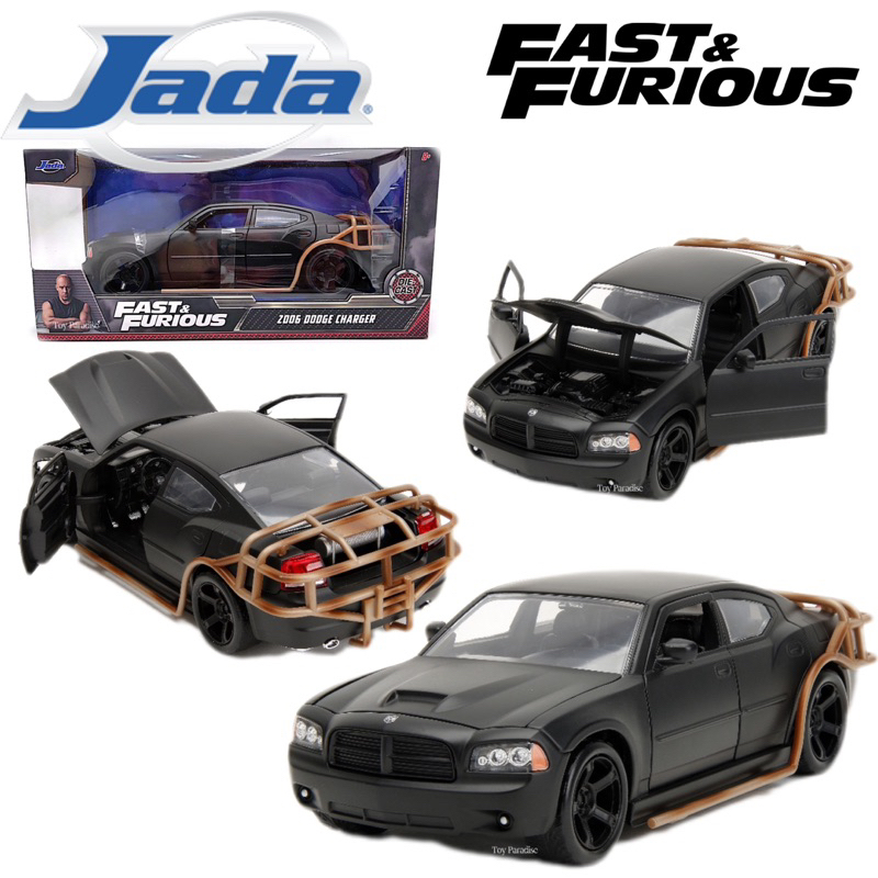 Jada Toys Metal Die cast Car Vehicle Fast & Furious 2006 Dodge Charger ...