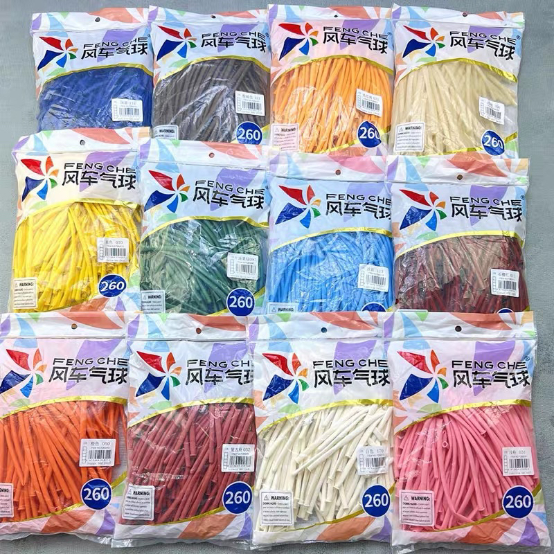 FENG CHE HIGH PREMIUM LATEX 260 BALLOONS 100pcs/pack | Shopee Malaysia