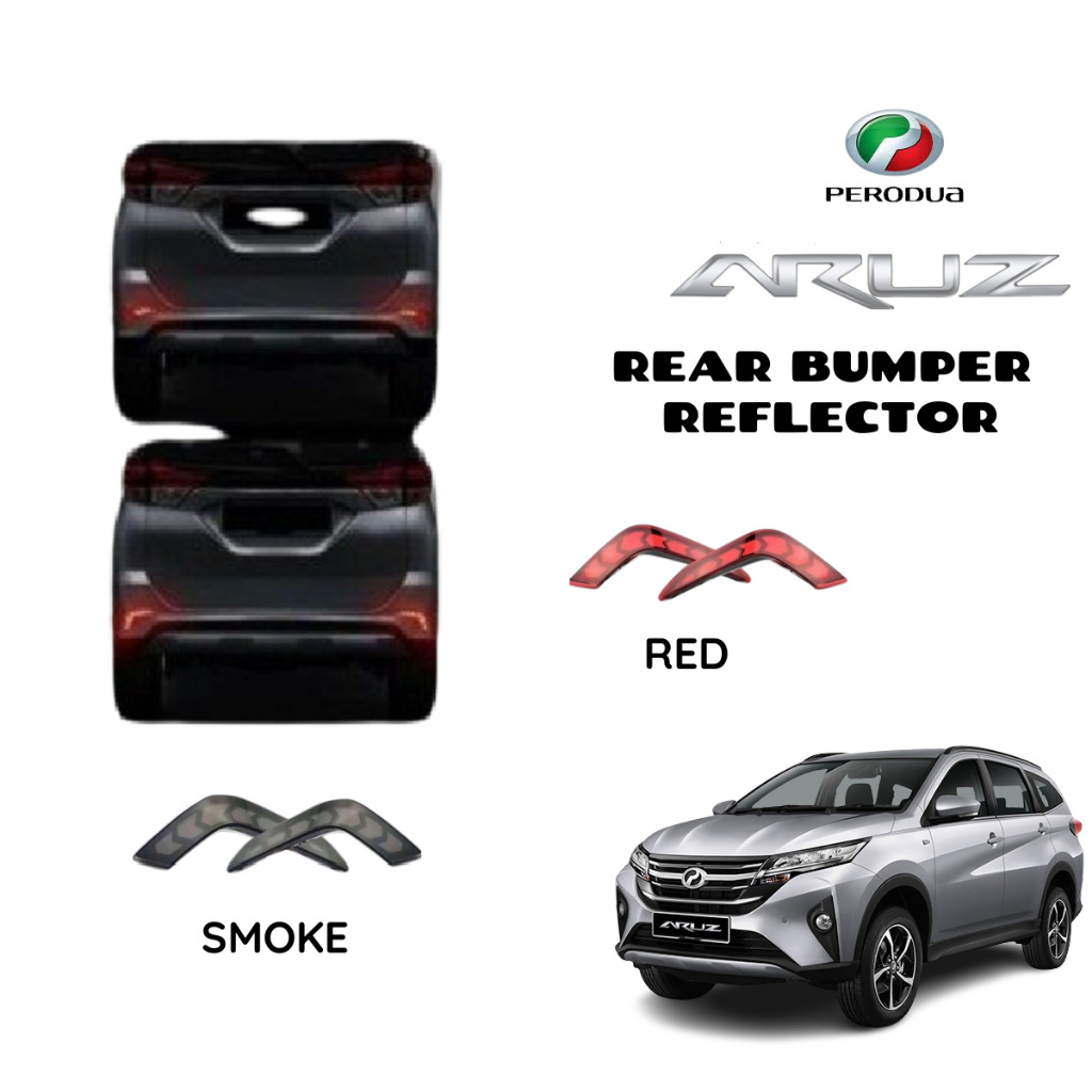 Perodua Aruz 2019 Rear Bumper Reflector for aruz only | Shopee Malaysia