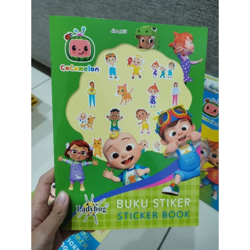 ★ReadyStock★PinkFong Cocomelon Sticker Book Writing Book Children Lover ...