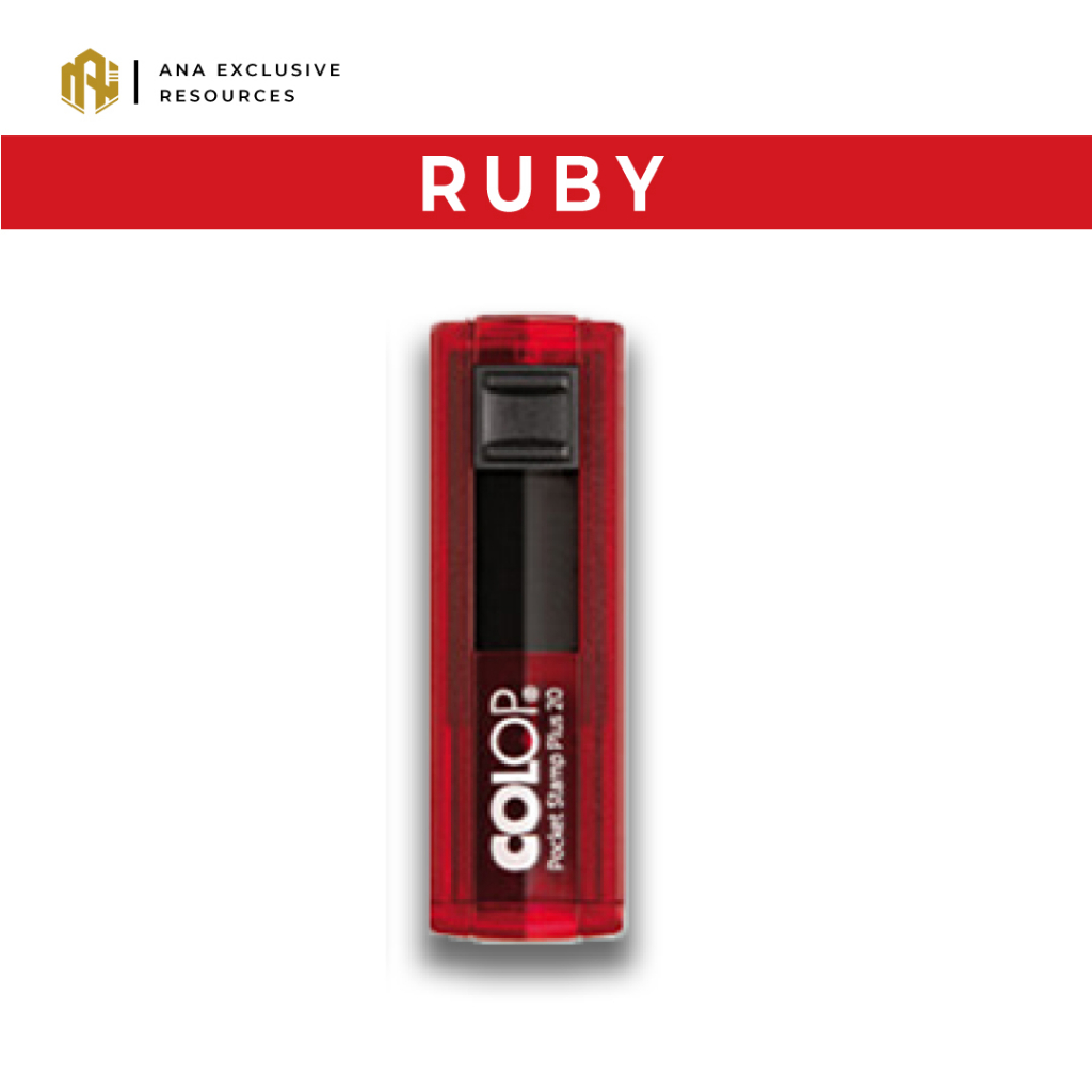 Rubber Stamp COLOP Pocket Stamp Self-Inking Plus 30 *SAME DAY DELIVERY* (READY STOCK) | Shopee ...