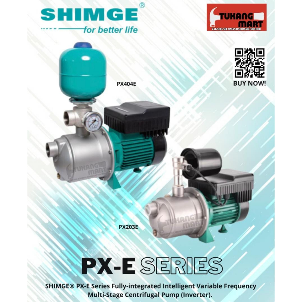 SHIMGE PX203E INVERTER VARIABLE FREQUENCY WATER PUMP | Shopee Malaysia