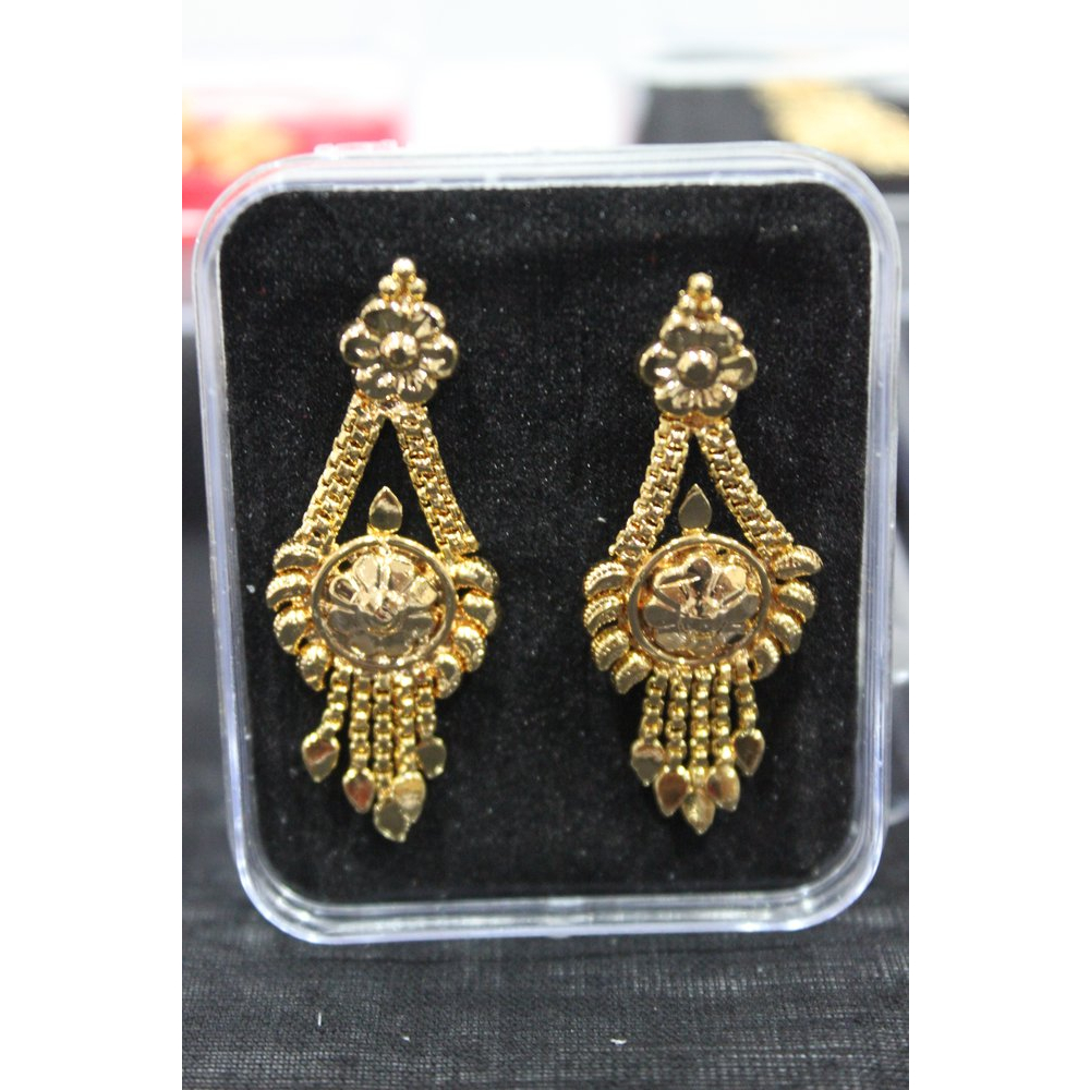 Gold thodu / Ear ring (brass) | Shopee Malaysia