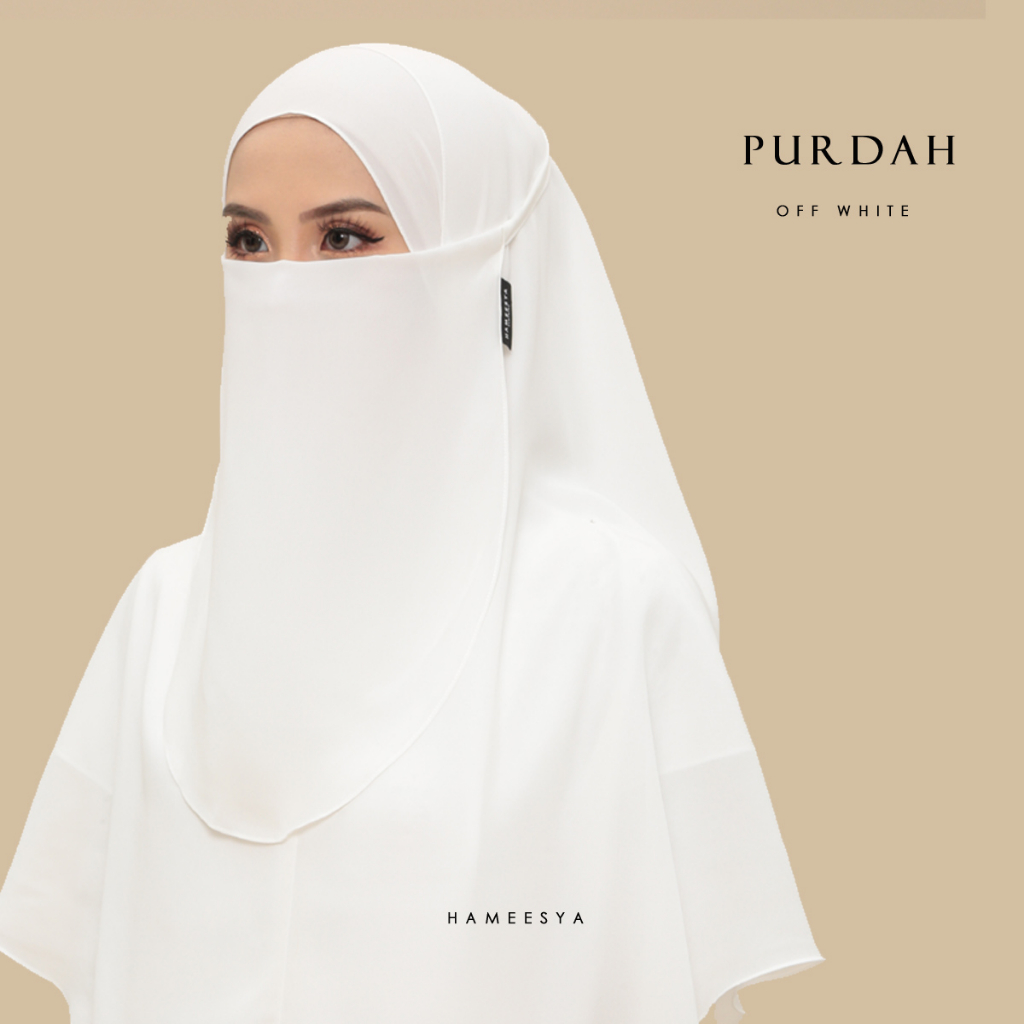 Purdah Sahaja Purdah Chiffon matching with Bshawl & Aisyaa Purdah Dua ...