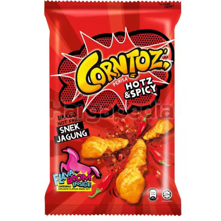 Mamee Corntoz Smoky BBQZ/ Chilli Cheez/ Hotz & Spicy Snacks 100g ...