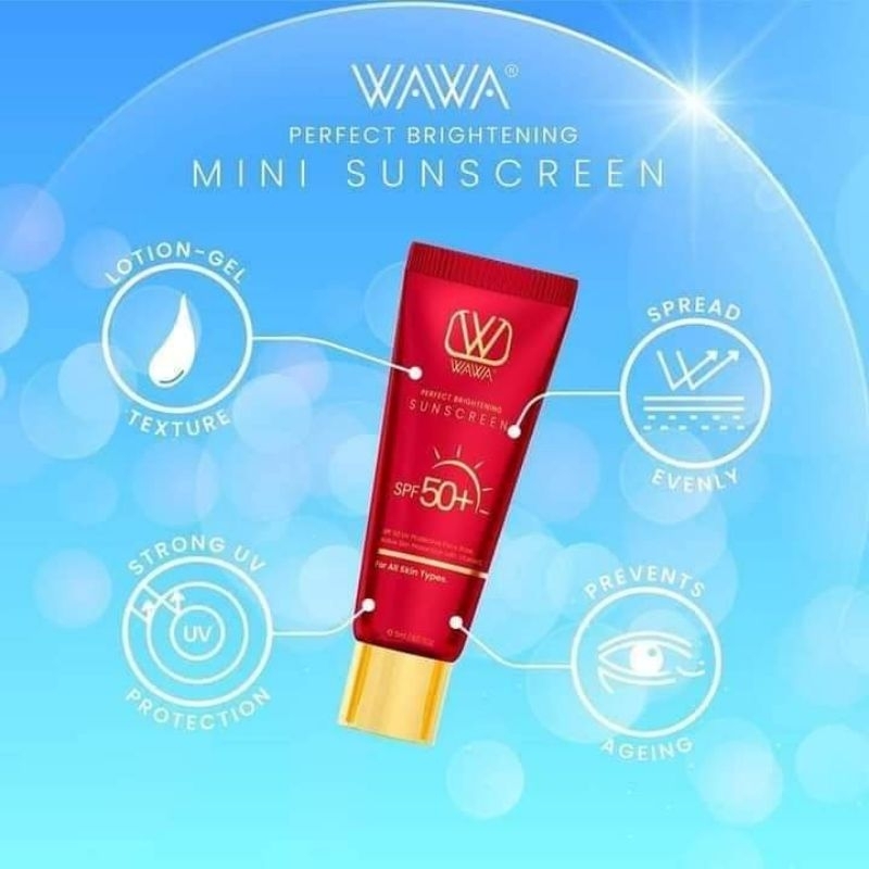 Wawa Sunscreen 10ml & 30ml | 💯 ORIGINAL | Shopee Malaysia
