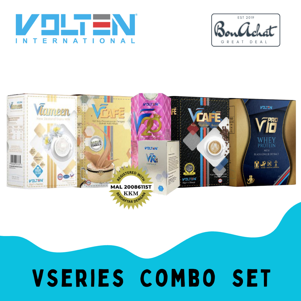 🔥HALAL🔥VOLTEN Vseries Combo Set VR4 Capsule｜Vcafe Brazilian Arabica ...