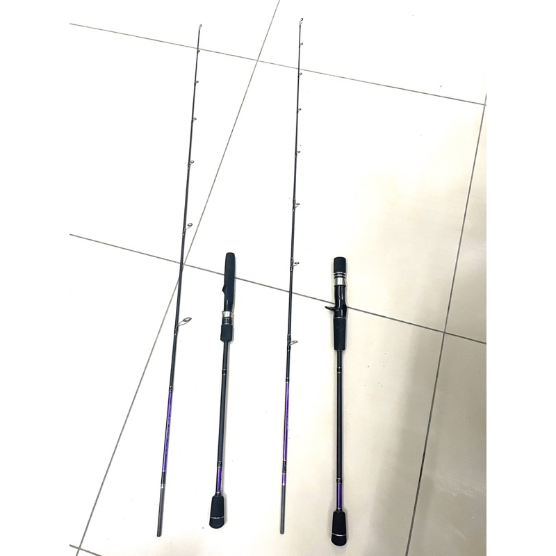 new 2024 VIPER hydra 5‘8kaki pe2.5 solid carbon bc/spinning rod ...