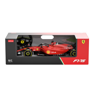 LICENSED SHELL Ferrari Formula 1 Car RASTAR 1:12 F1 -75 RC Formula 1 Ferrari Team RC Car with ...