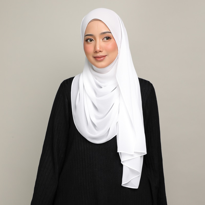 Rosevelt Naela Georgette Chiffon Shawl (2 Meter) | Shopee Malaysia