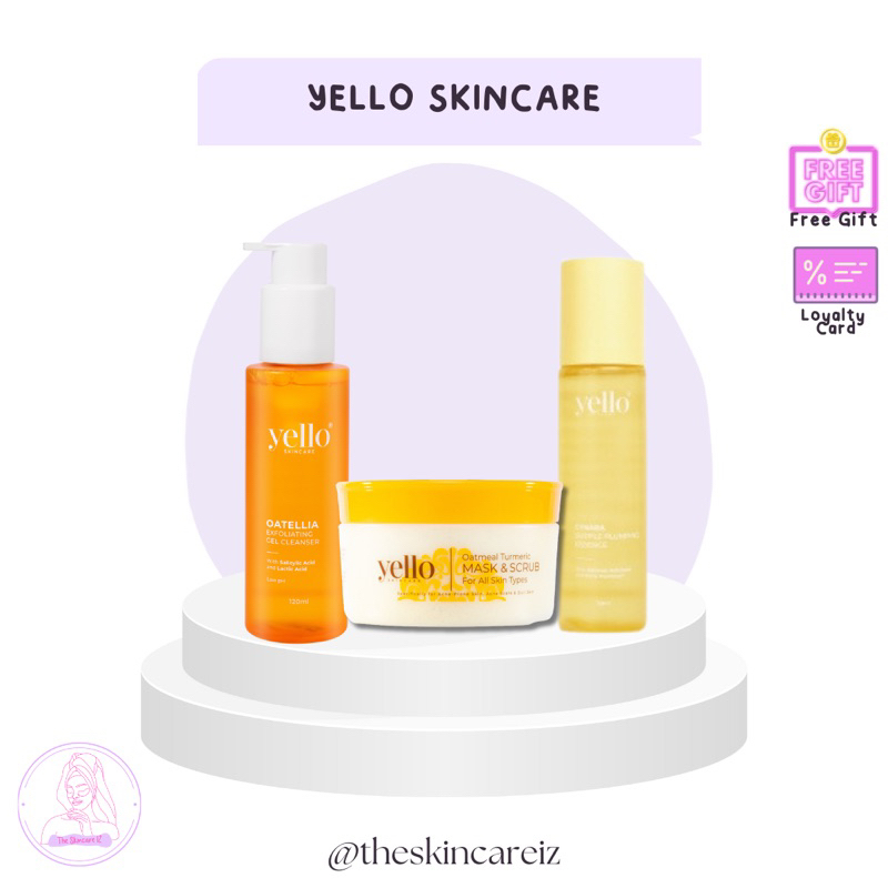 YELLO SKINCARE / OTMS / Oatellia Cleanser / Cynara Essence | Shopee Malaysia
