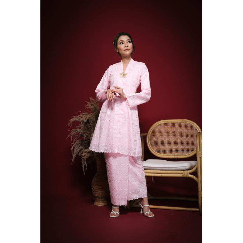 KEBAYA RIAU COTTON SULAM PENUH | Shopee Malaysia
