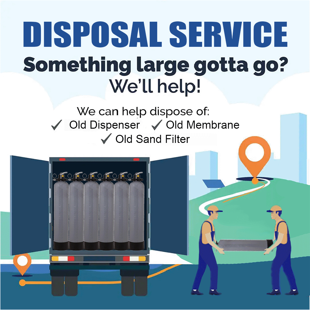 [ Service ] Waste Disposal Service - Old Fibra Sand Filter/ Membrane ...