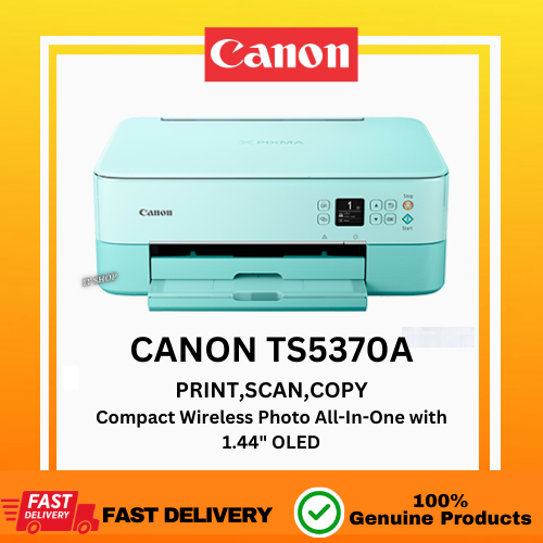 CANON PIXMA TS5370A Compact Wireless Photo All-In-One with 1.44" OLED ...