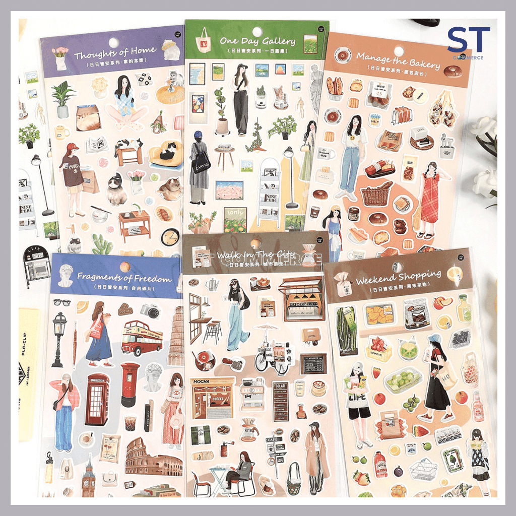 Good Day Series Aesthetics Journal Stickers Ins Style Journal Stickers ...