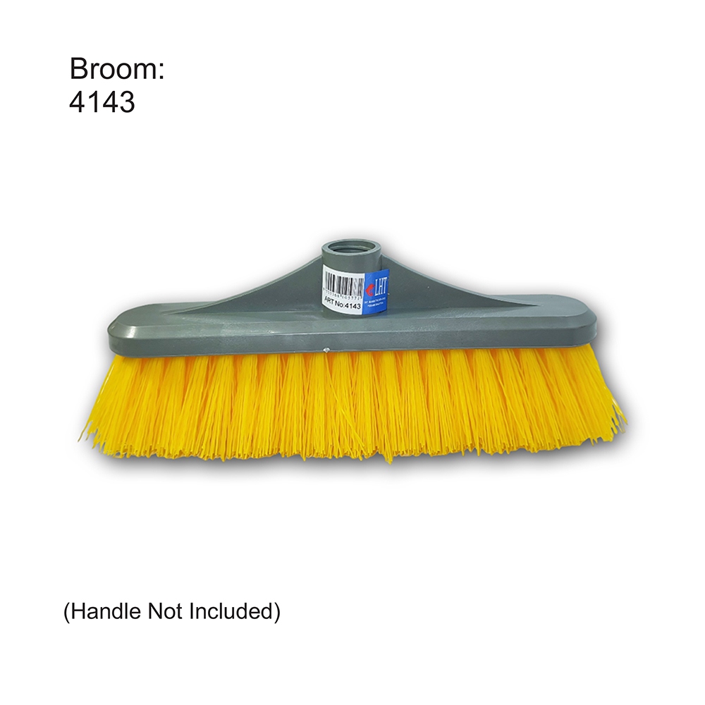 Hard Nylon Bristle Indoor Outdoor Broom Water Sweeper Penyapu Keras 扫把 ...