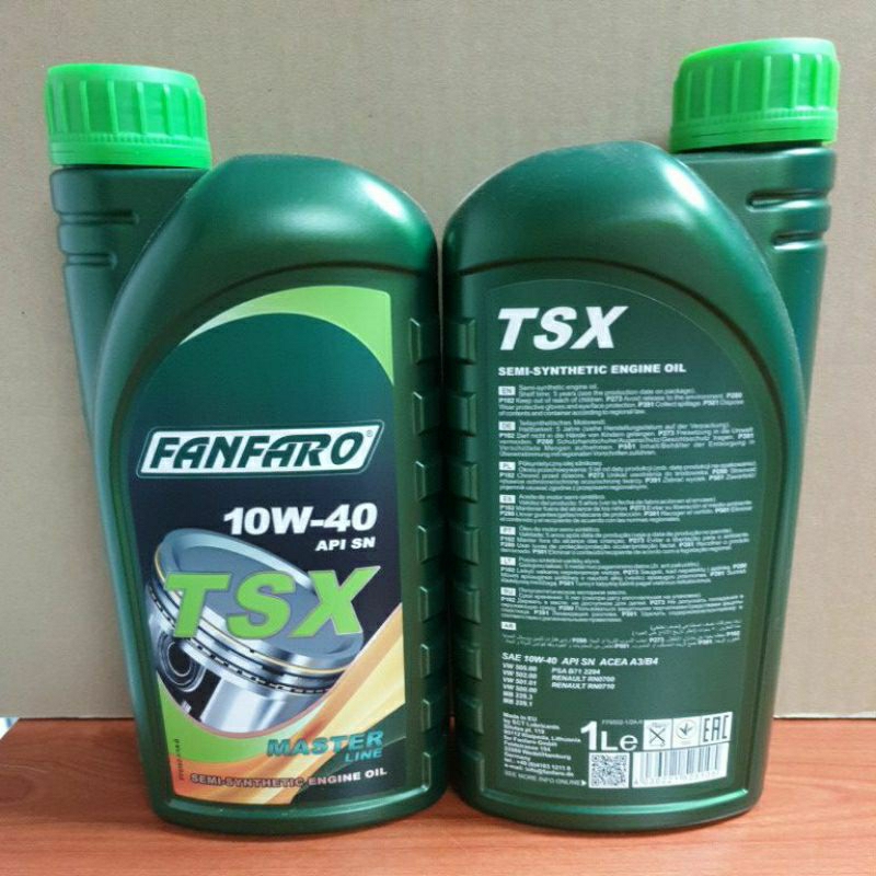 Fanfaro 10w-40 Semi 1L Engine Oil (10000km) | Shopee Malaysia