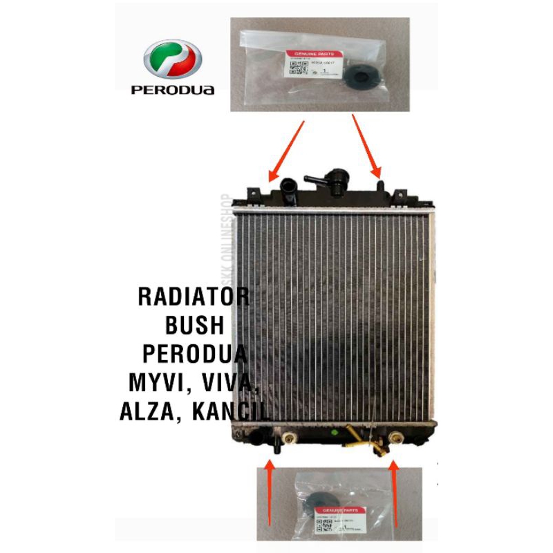 RADIATOR BUSH PERODUA KANCIL, VIVA, MYVI, ALZA (2 pcs) | Shopee Malaysia
