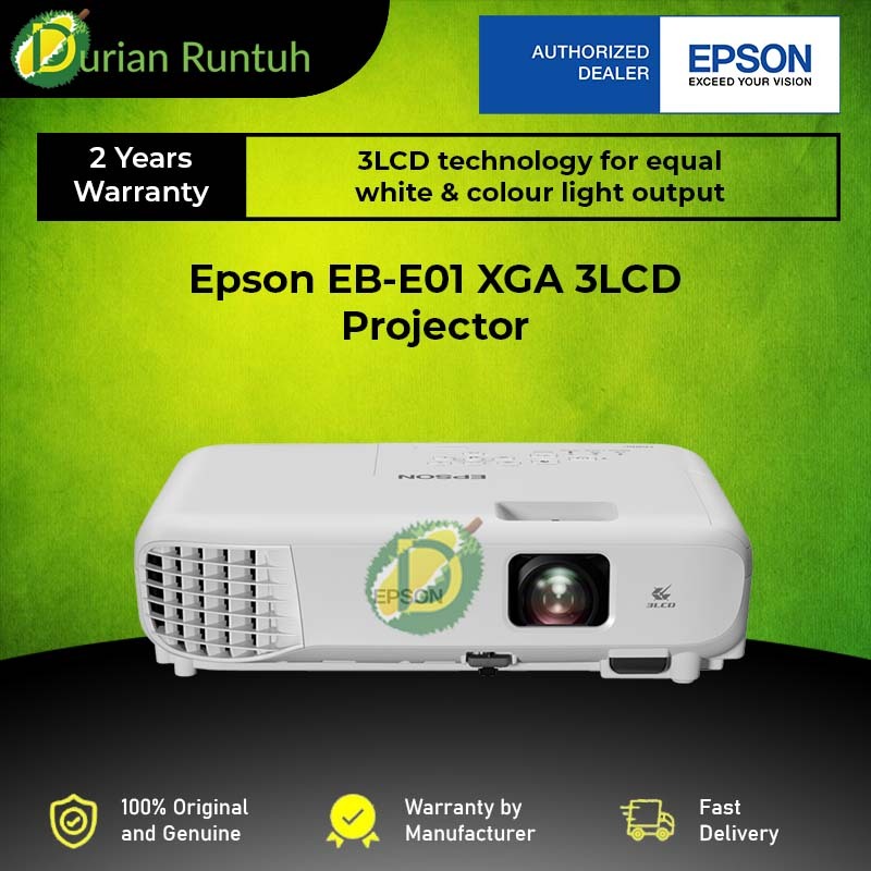 Epson EB-E01 XGA 3LCD Projector | Shopee Malaysia