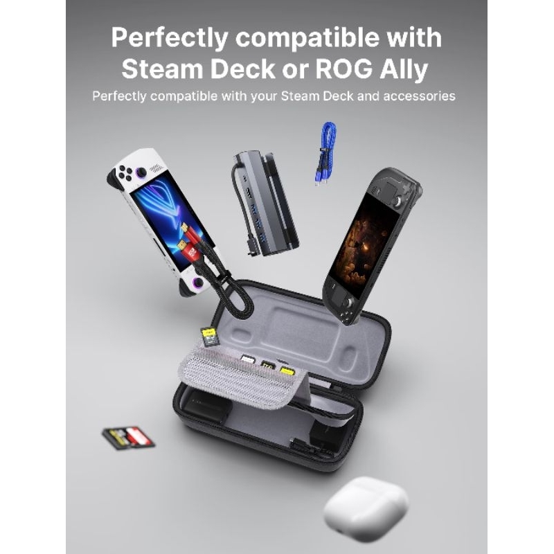 JSAUX ROG ALLY / STEAM DECK/HANDHELD CARRYING Case | Shopee Malaysia
