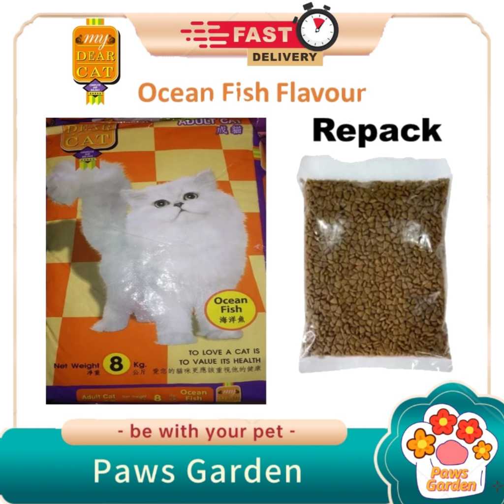 MY DEAR CAT Repack Cat Dry Food/Makanan Kucing/ 1KG Repack 猫干粮/猫饲料/猫饼 ...