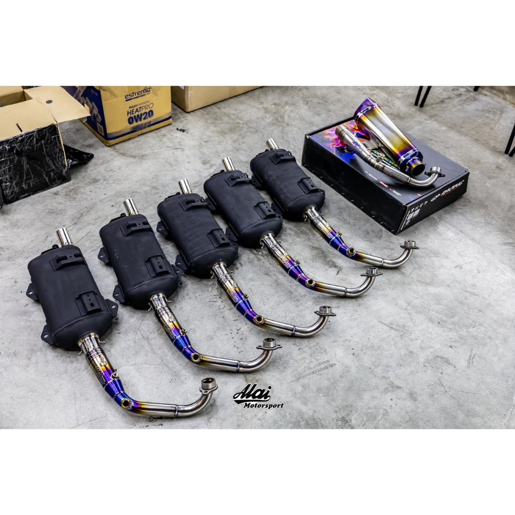 Gp Racing Exhaust For Xmax250/300 - GP Racing Standard Cutting 32/35mm ...