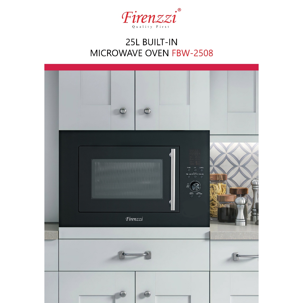 Firenzzi 3 In 1 Built-In Microwave Oven (25L) FBW-2508 | Shopee Malaysia