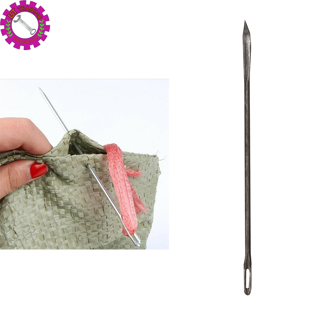 6" JARUM GUNI / JARUM JAHIT GUNI / LONG STEEL NEEDLE / BEG NEEDLE ...
