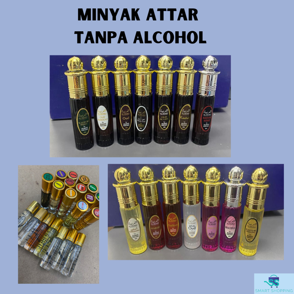 MINYAK WANGI 8ML/ MINYAK ATTAR / ATAR/ PERFUME TANPA ALKOHOL HALAL ...