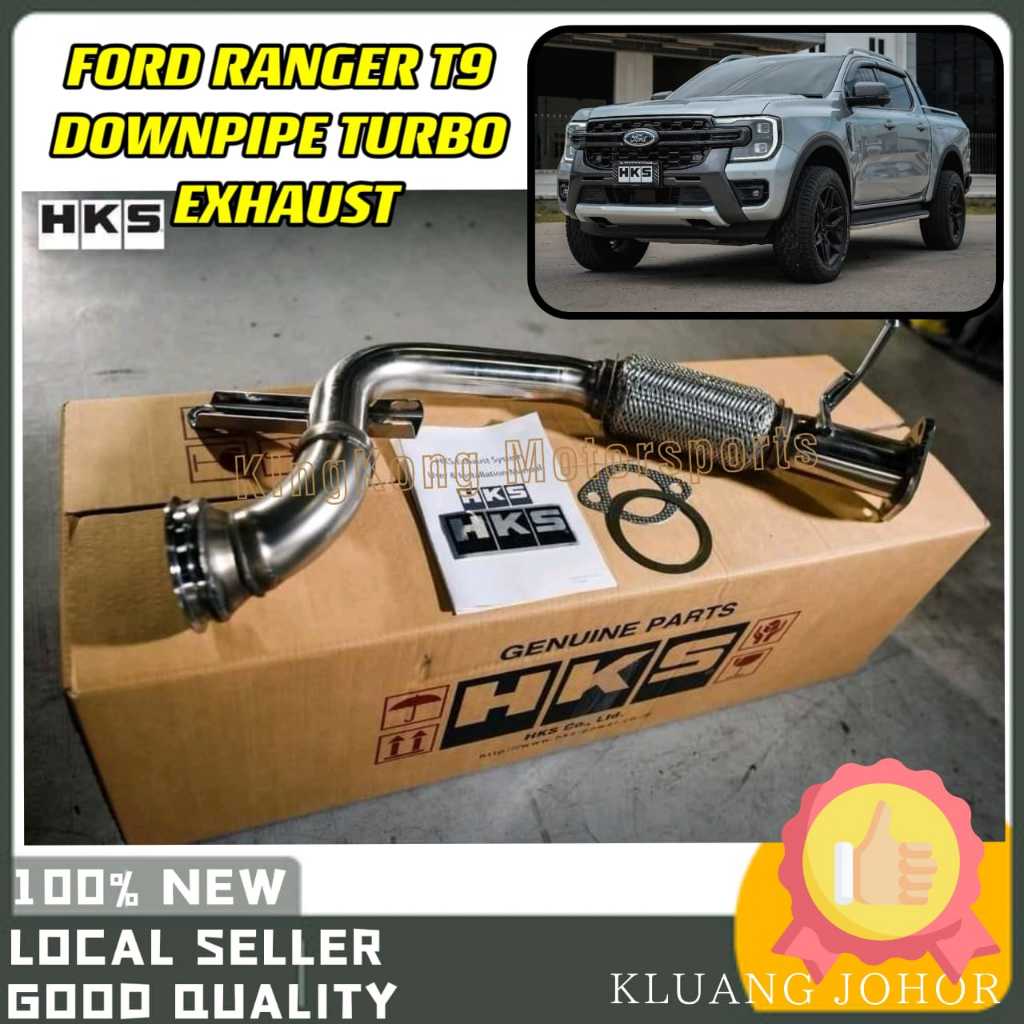 HKS 2023 HKS LEGAMAX DOWNPIPE FORD RANGER T9 2.0 TURBO EXHAUST SYSTEM ...