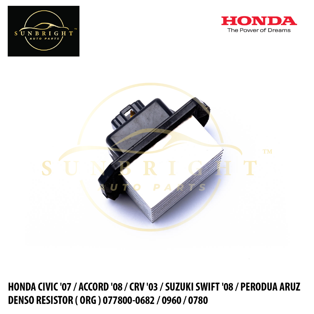 CIVIC '07 / ACCORD '08 / CRV '03 / SUZUKI SWIFT '08 / PERODUA ARUZ ...