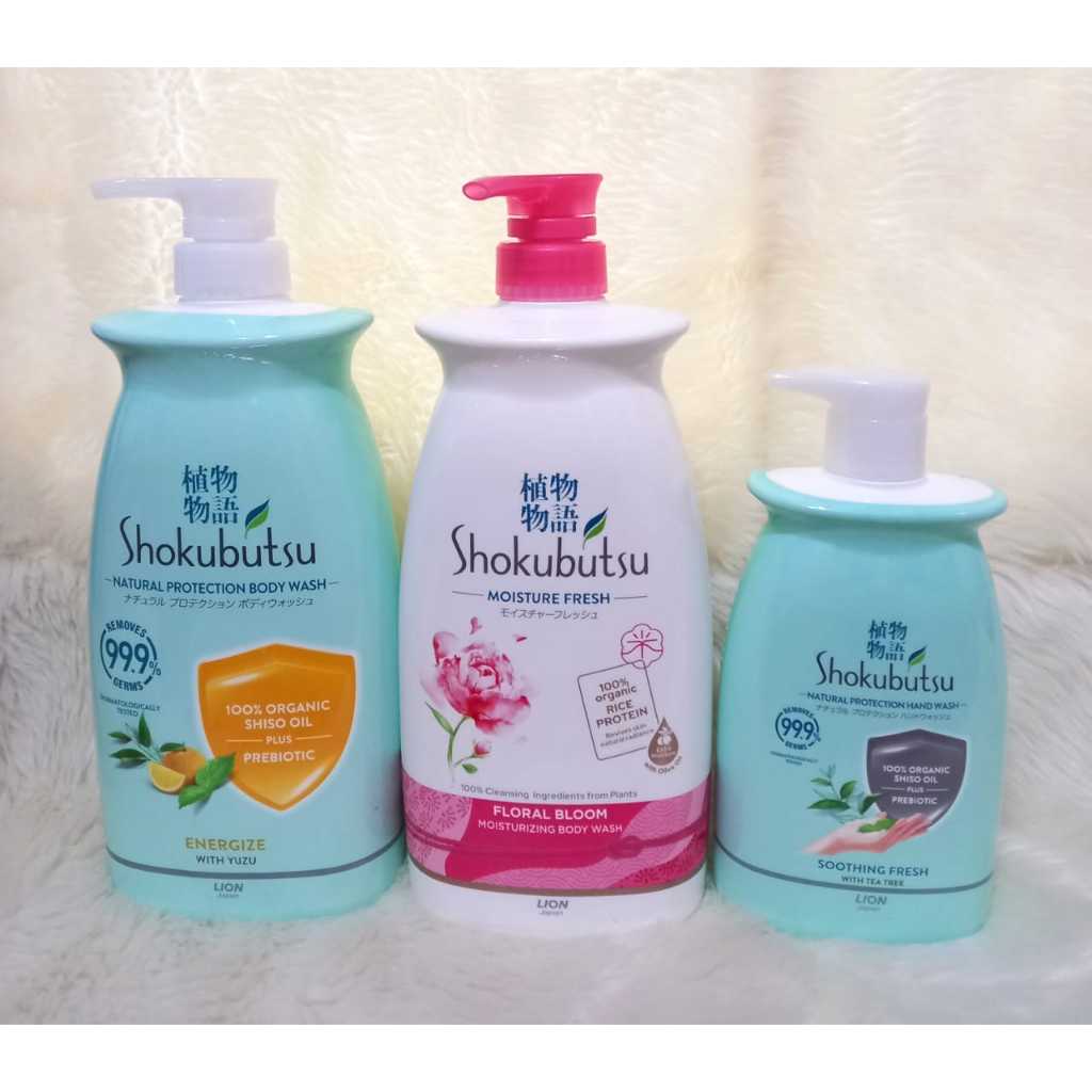 Shokubutsu Natural Protection Body Wash 900g / Moisture Fresh 900g ...