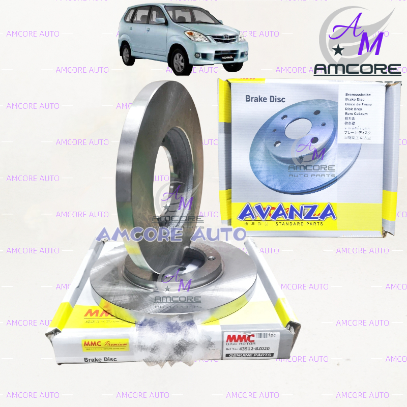 TOYOTA AVANZA F601 F602 - FRONT BRAKE DISC ROTOR / DISC BRAKE (1 SET ...