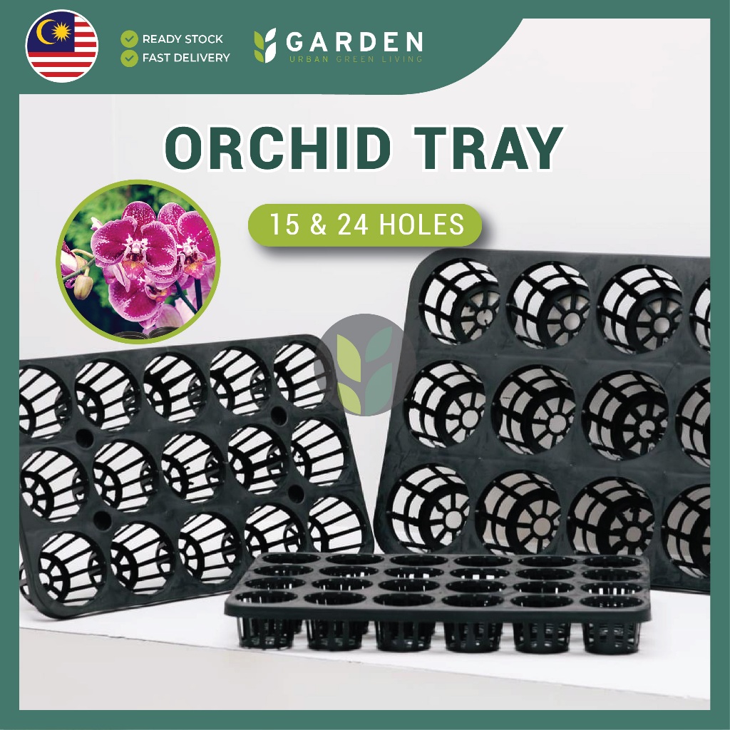 15-30 Hole Plastic Nursery Seedling Tray Seed Plant Orchid Pot Biji ...