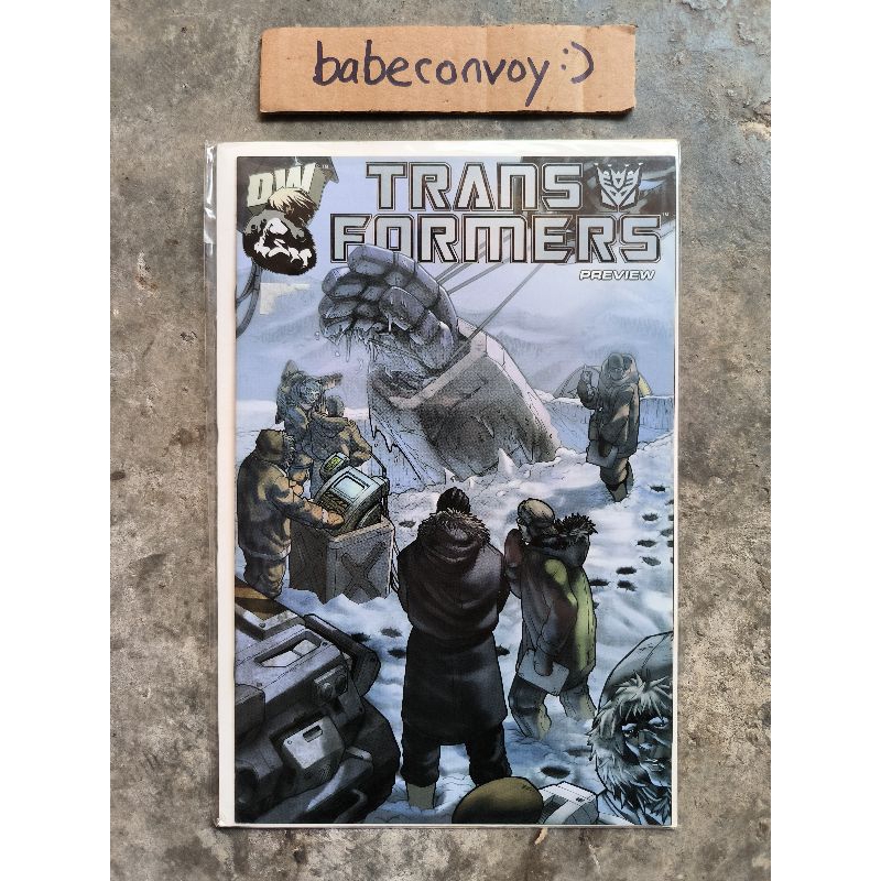 Vintage 2002 IDW COMIC preview Transformers MINT | Shopee Malaysia
