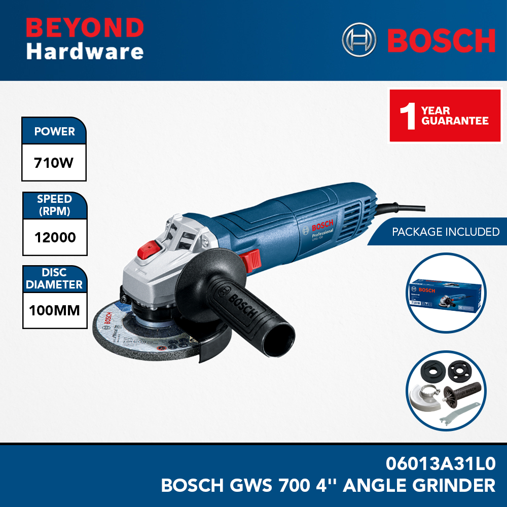 BOSCH GWS 4'' Angle Grinder - 06013756L0 / 06013A31L0 | Shopee Malaysia