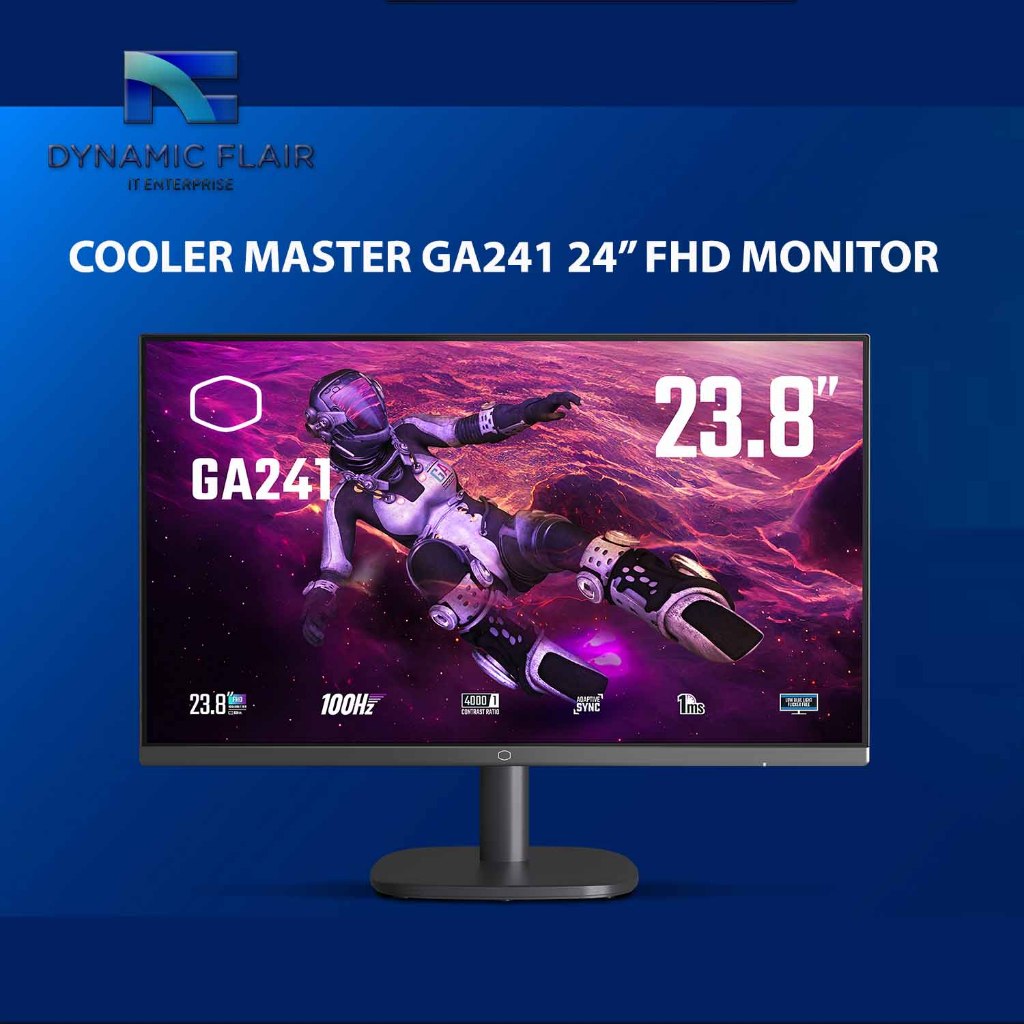 Cooler Master GA241 23.8" FHD Display Gaming Monitor (VA, Full HD ...