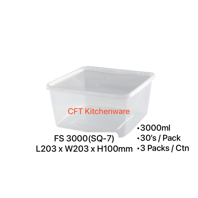Felton Wholesale Disposable Container Square Container PP Container ...