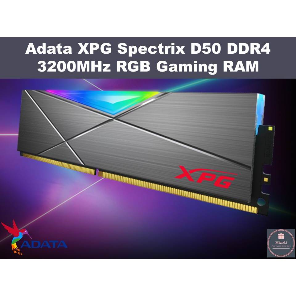 Adata XPG Spectrix D50 DDR4 3200MHz RGB Gaming RAM | Shopee Malaysia