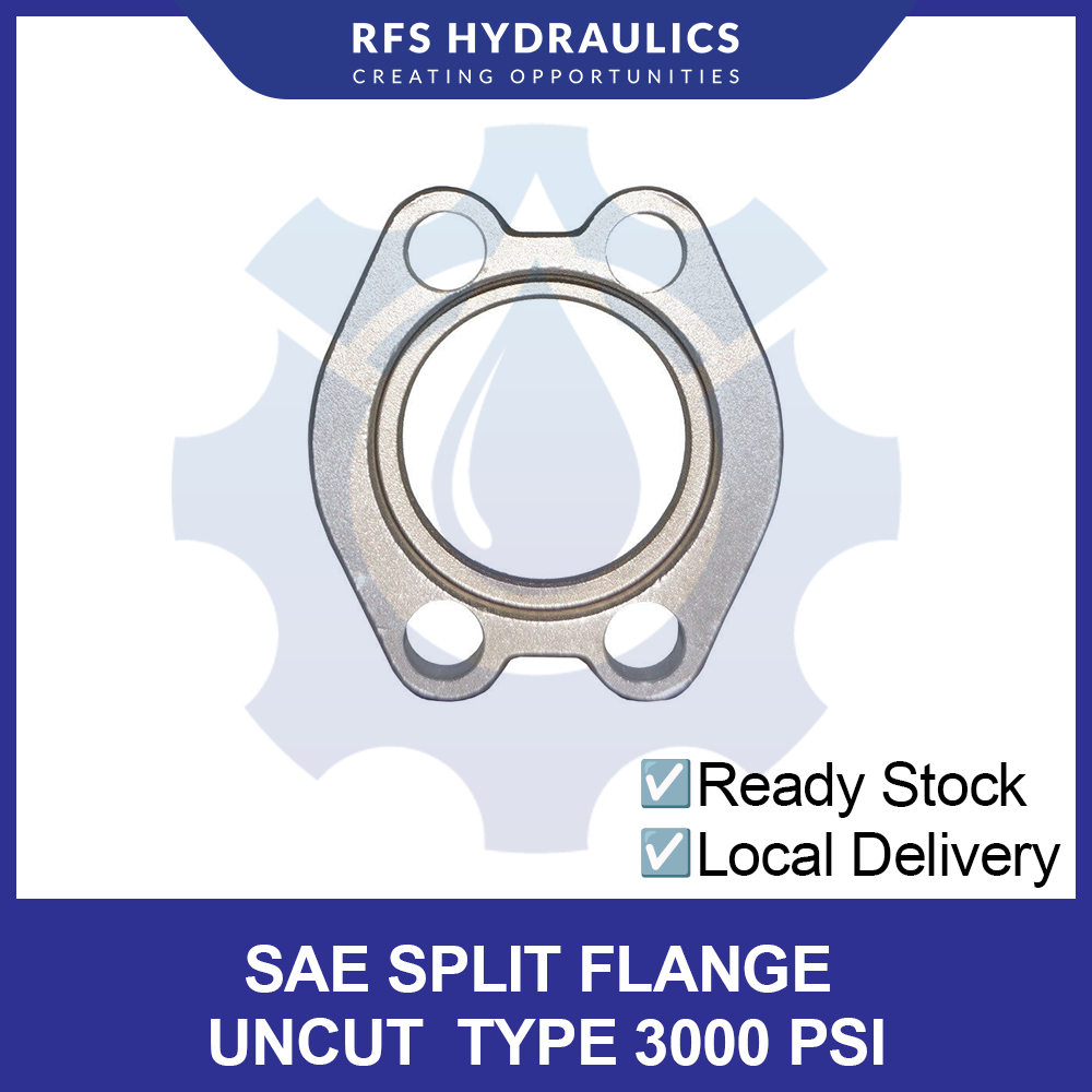 RFS 1/2" to 3" Uncut Type Stainless Steel SAE Split Flange Code 61 ...