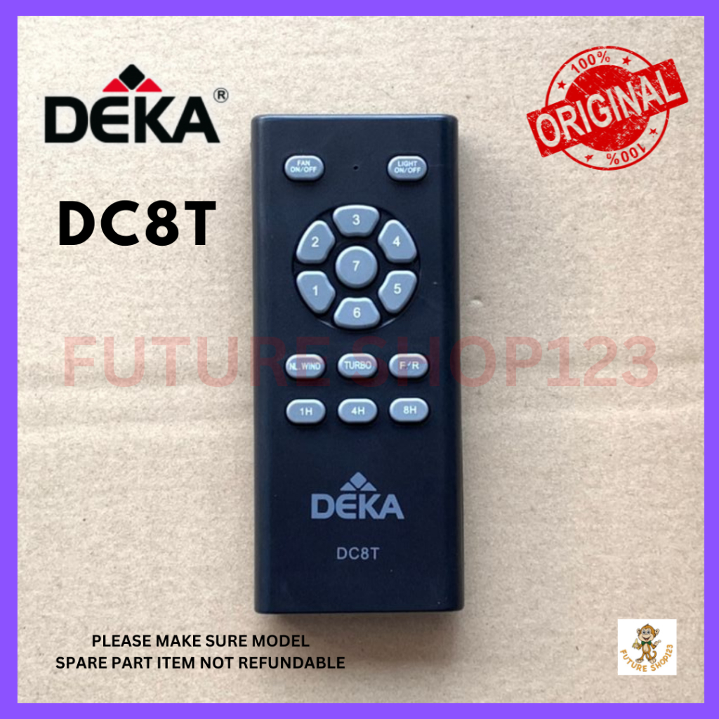 DEKA DC8T REMOTE need setting 100% Original / DC8T Model | Shopee Malaysia