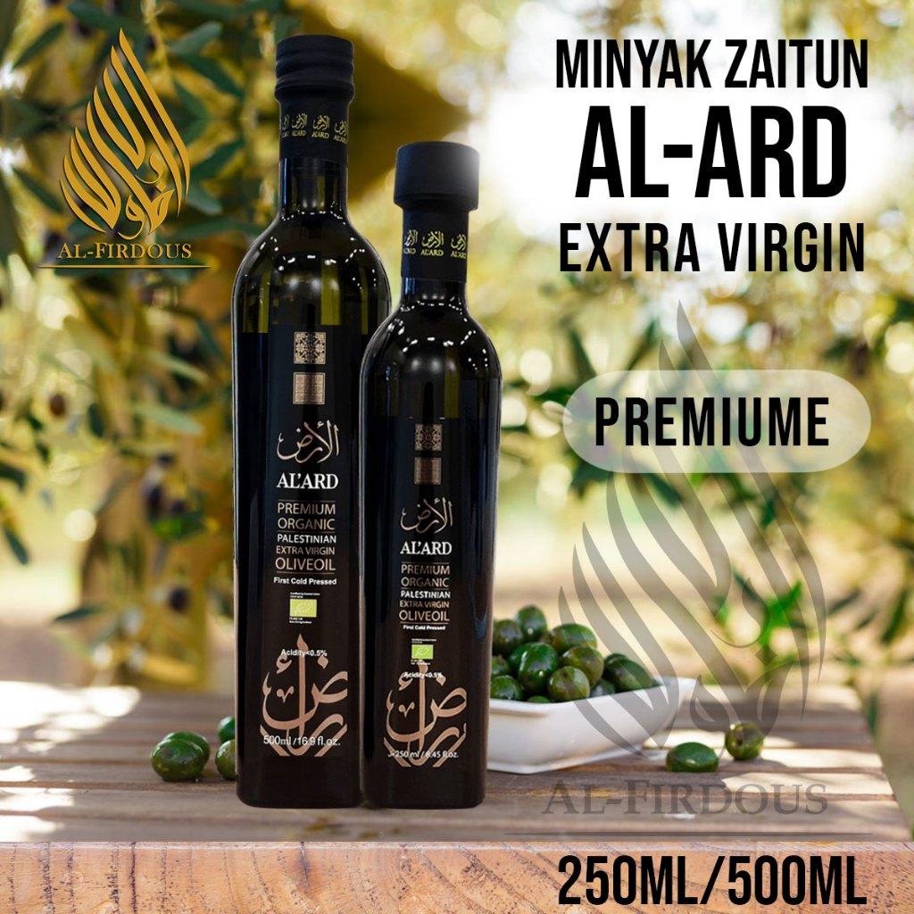 Minyak Zaitun Palestine-Alard Organik--Al'ard Olive Oil-Organic-Dari Palestin | Shopee Malaysia