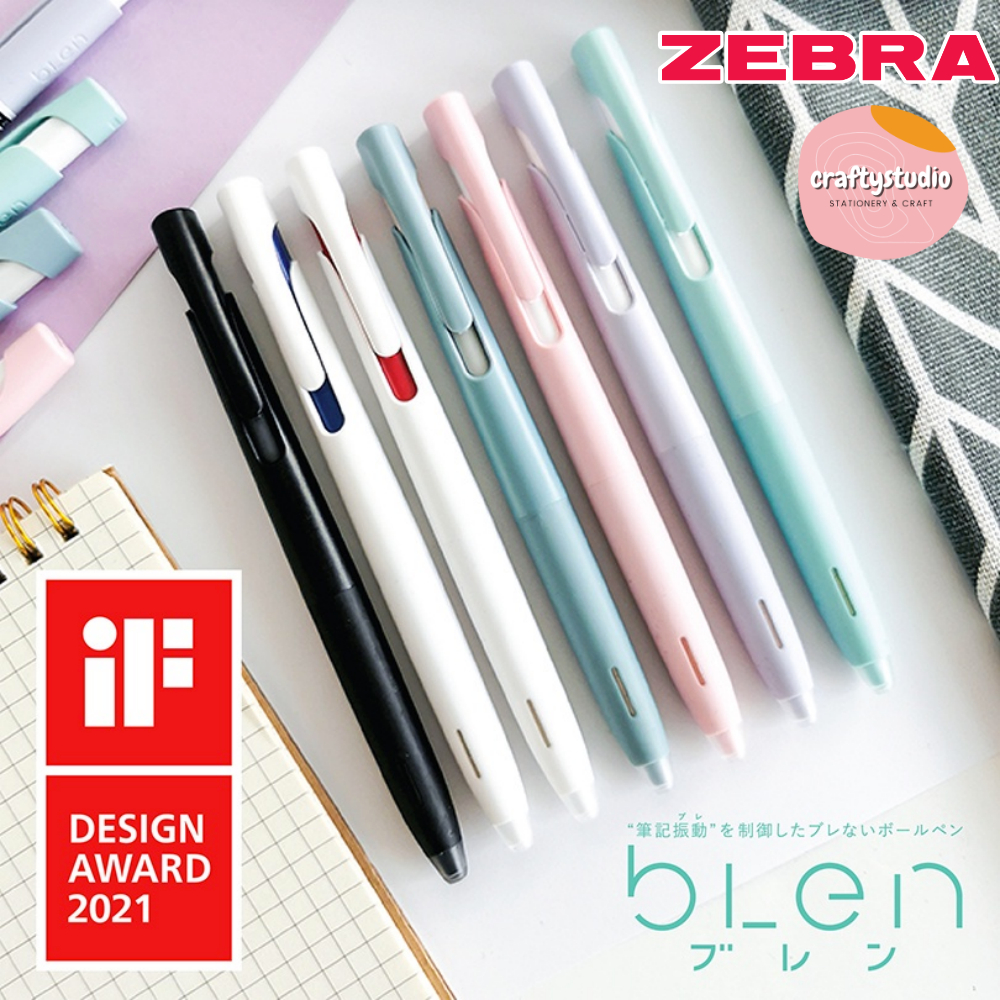 (NEW) 0.5mm/0.7mm Zebra bLen Emulsion Ball Pen | Shopee Malaysia