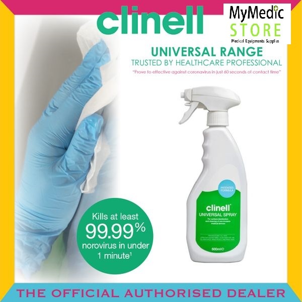 Clinell Universal Disinfectant Spray 500ml (Original) | Shopee Malaysia