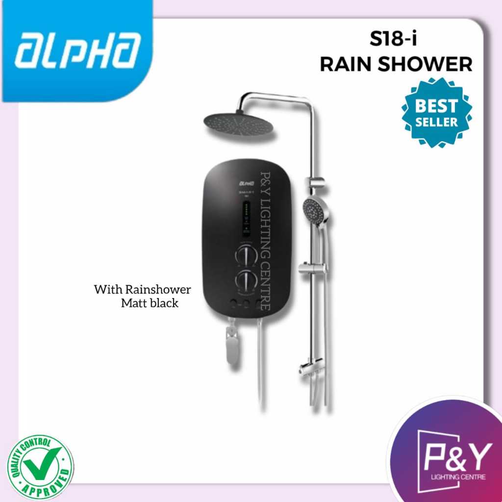 ALPHA SMART 18i Shower Water Heater INSTANT WITH DC PUMP | Shopee Malaysia