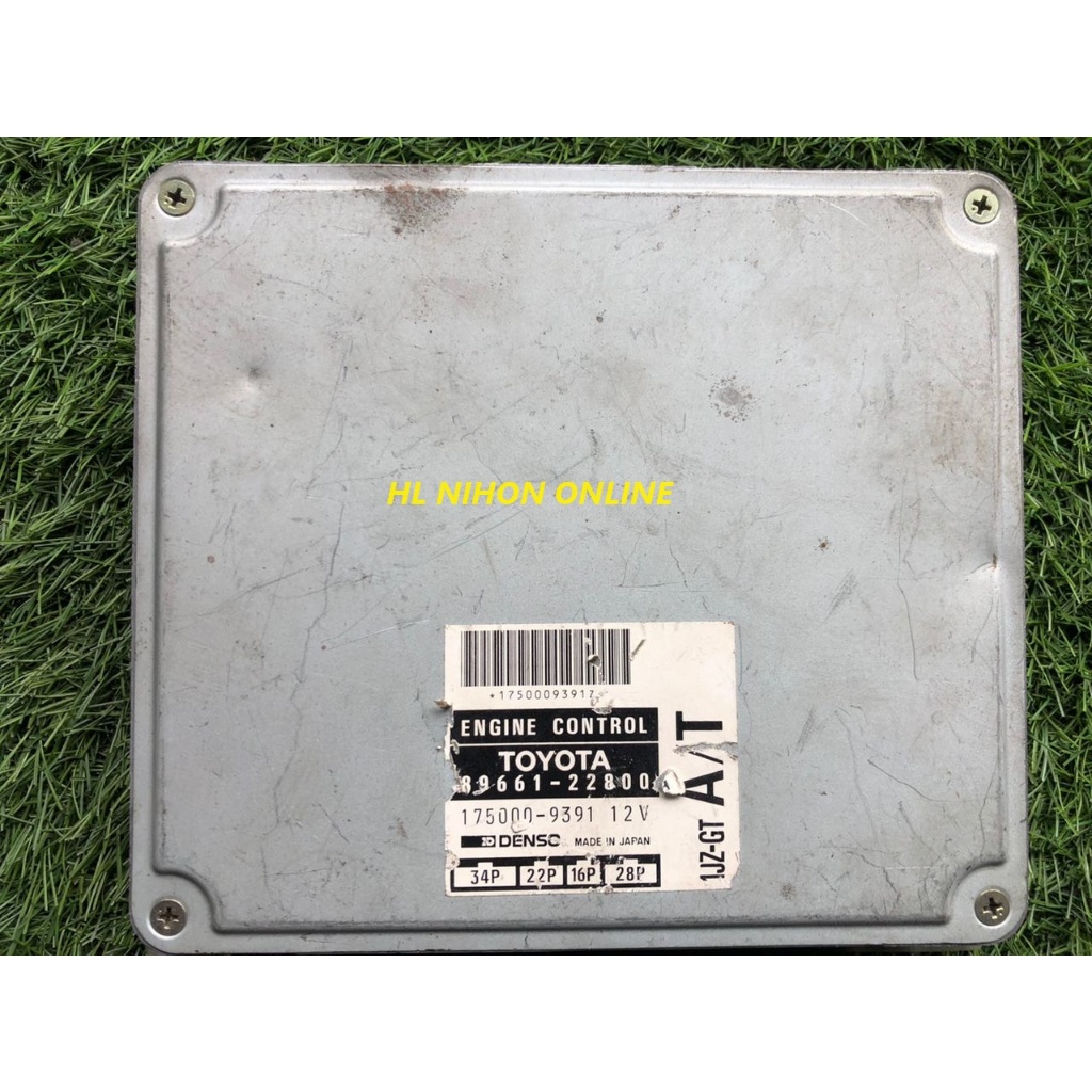 (USED) Original TOYOTA JZX100 Mark 2 / Cresta / Chaser Genuine ECU 89661-22800 1JZ-GT A/T ...